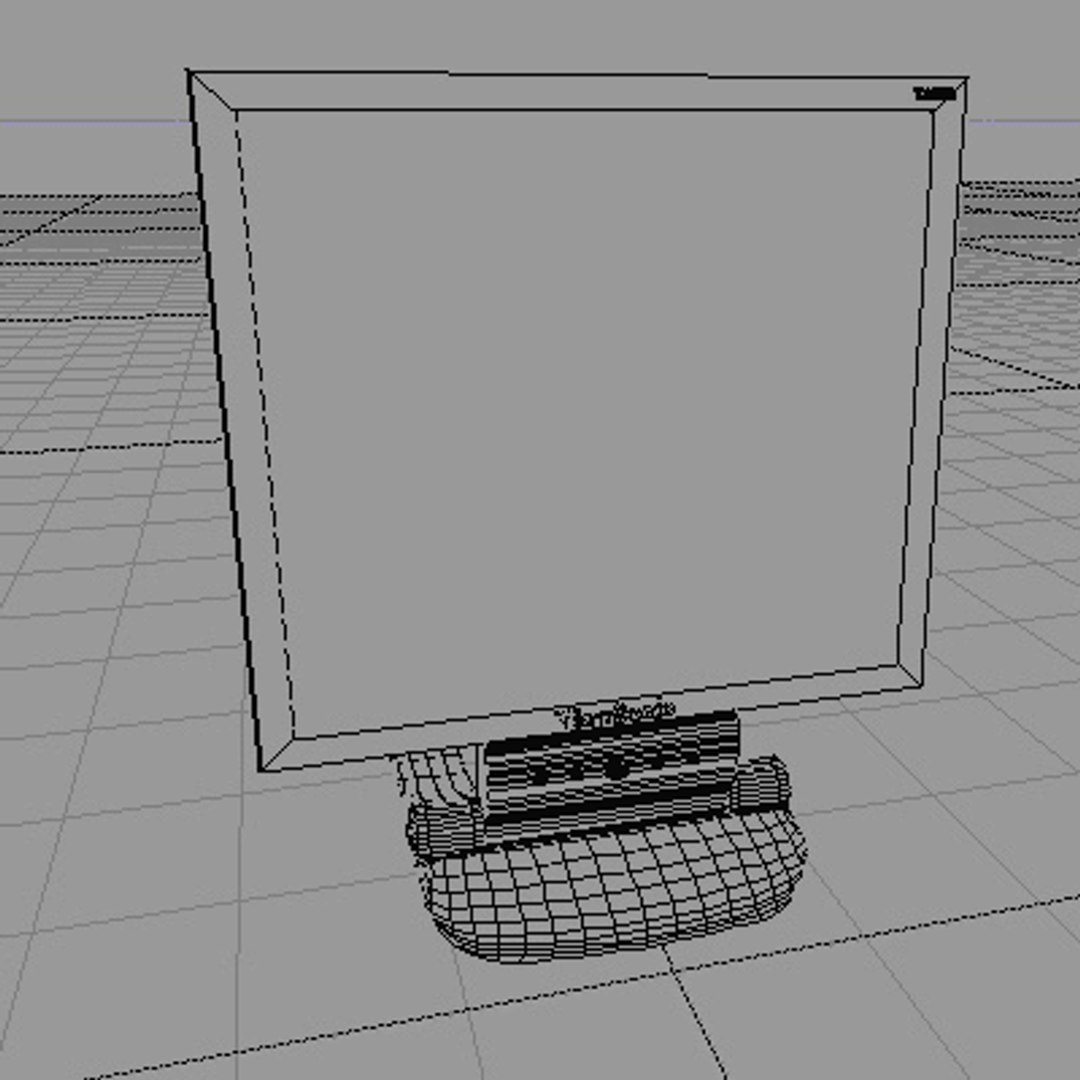 Va902b Lcd Monitor 3d Model