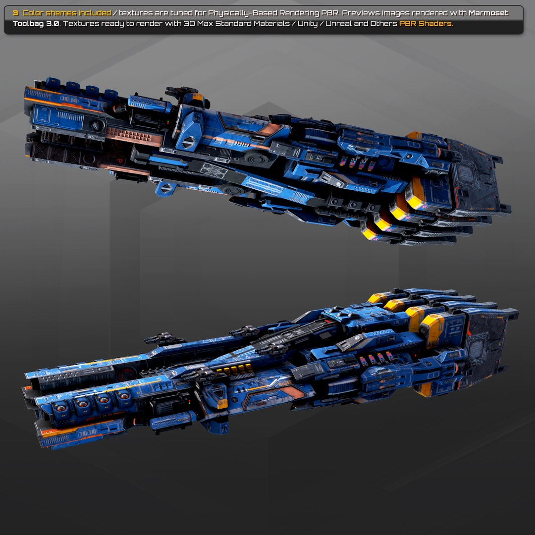 Dreadnought Sr3 3D Model - TurboSquid 1261564