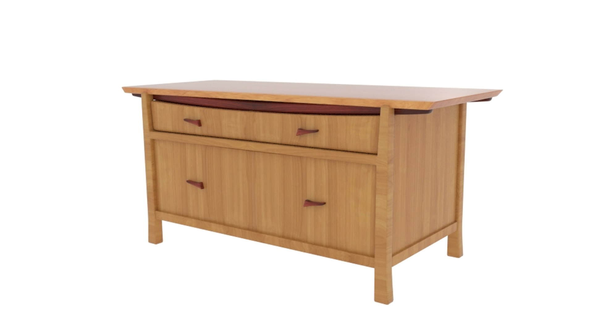 3D homestyle japanese table flat model - TurboSquid 1343531