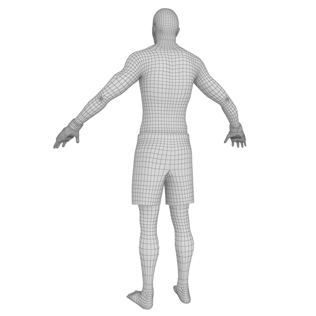 Mma fighter 3D model - TurboSquid 1289684