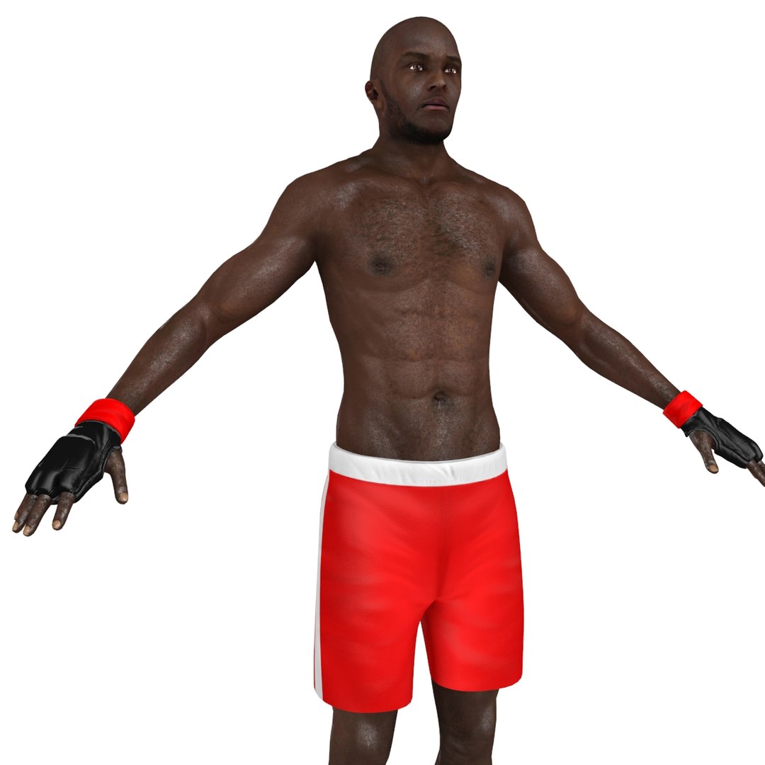 Mma Fighter 3D Model - TurboSquid 1289684