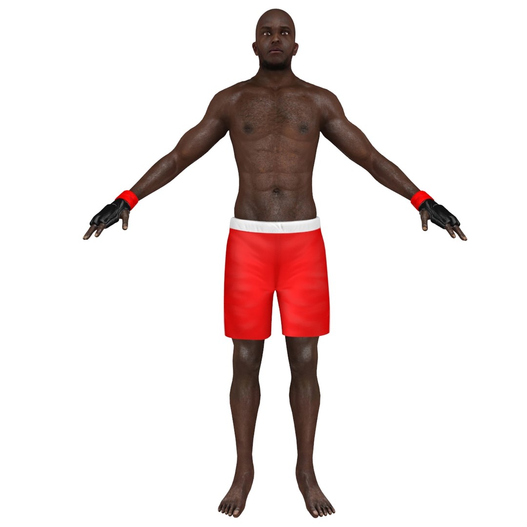 Mma Fighter 3D Model - TurboSquid 1289684