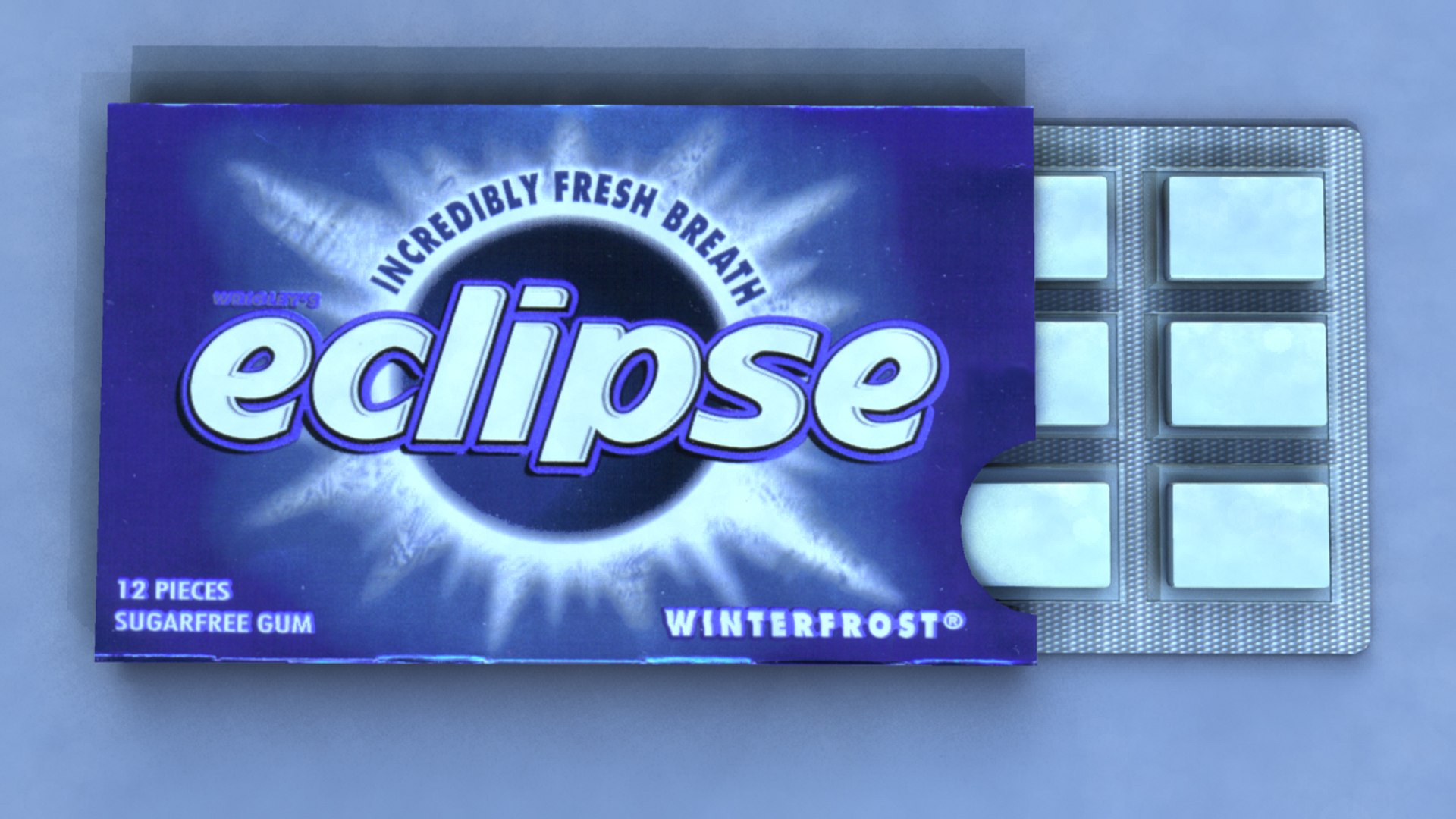 3d Model Eclipse Chewing Gum