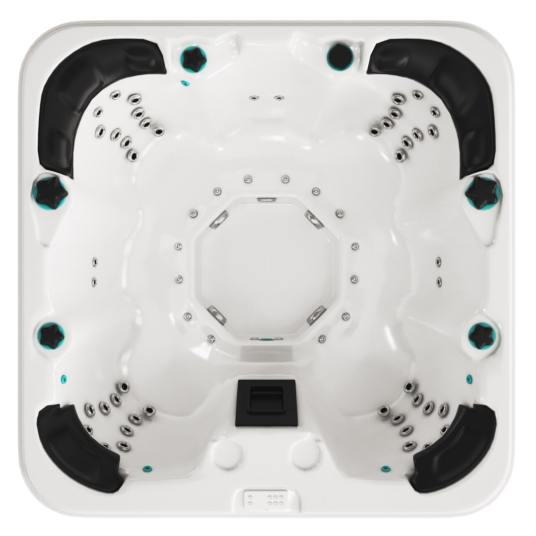 3D jacuzzi spa passionspas rewind model - TurboSquid 1585225