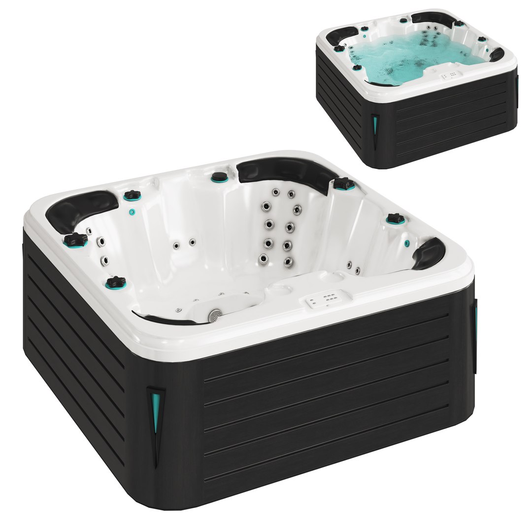3D jacuzzi spa passionspas rewind model - TurboSquid 1585225