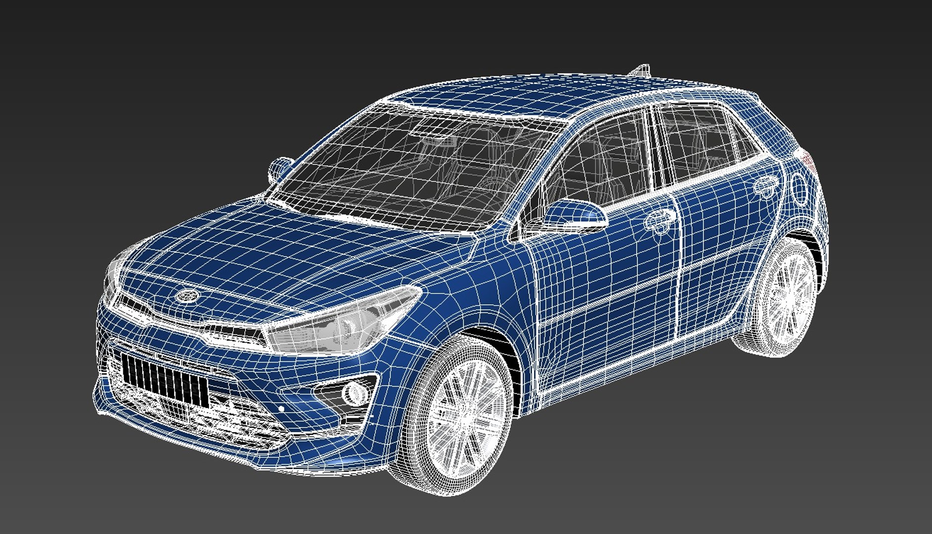 Kia Rio 3D Model - TurboSquid 1648090