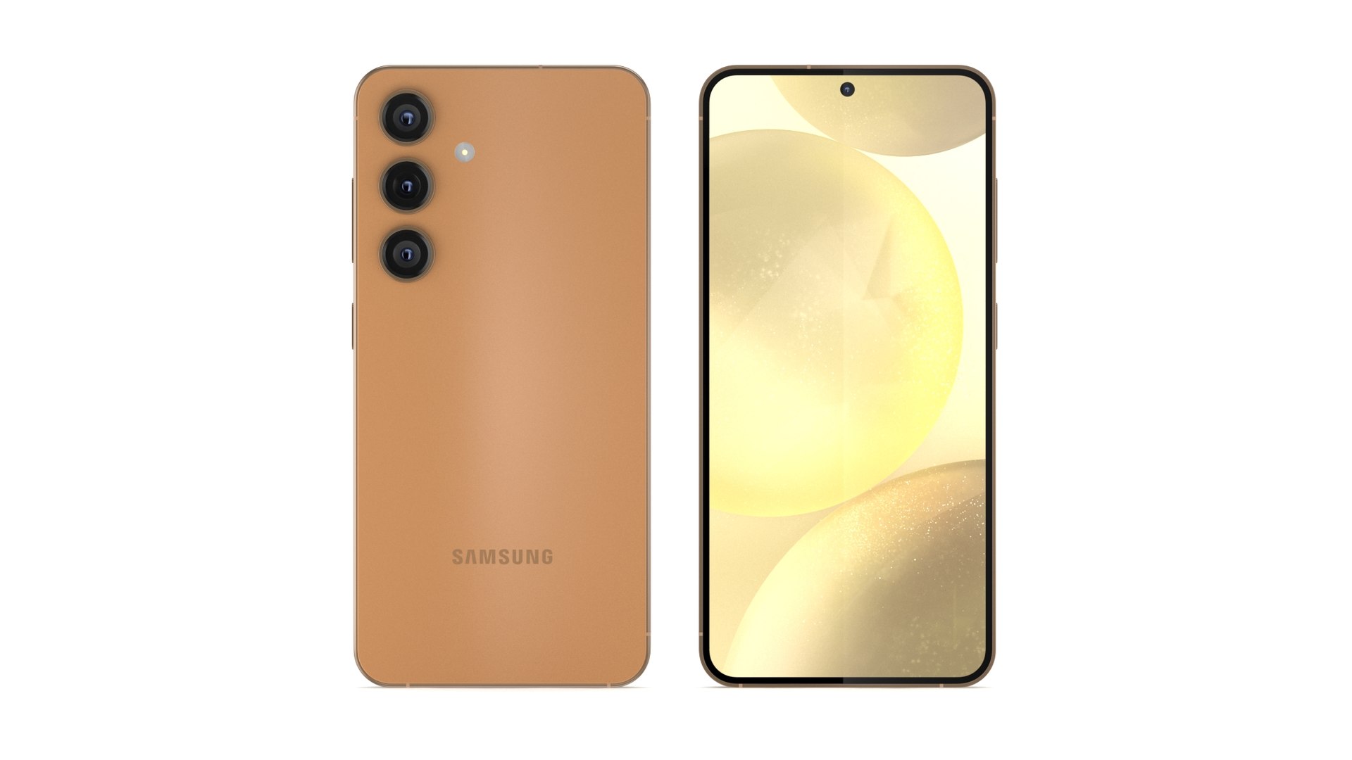 Samsung Galaxy S24 Sandstone Orange 3D Model - TurboSquid 2225344