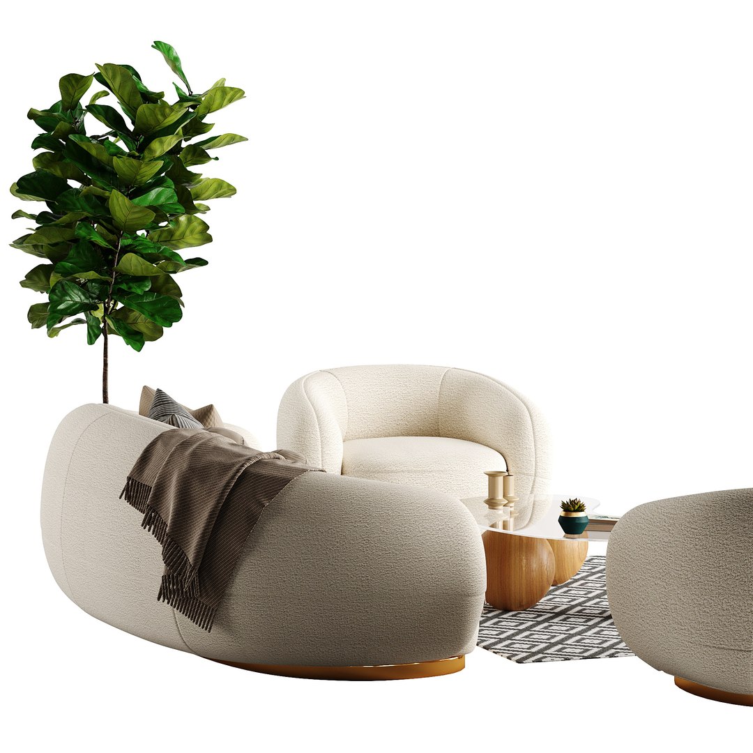 Furniture Sets 04 Living Room Model - TurboSquid 2158442