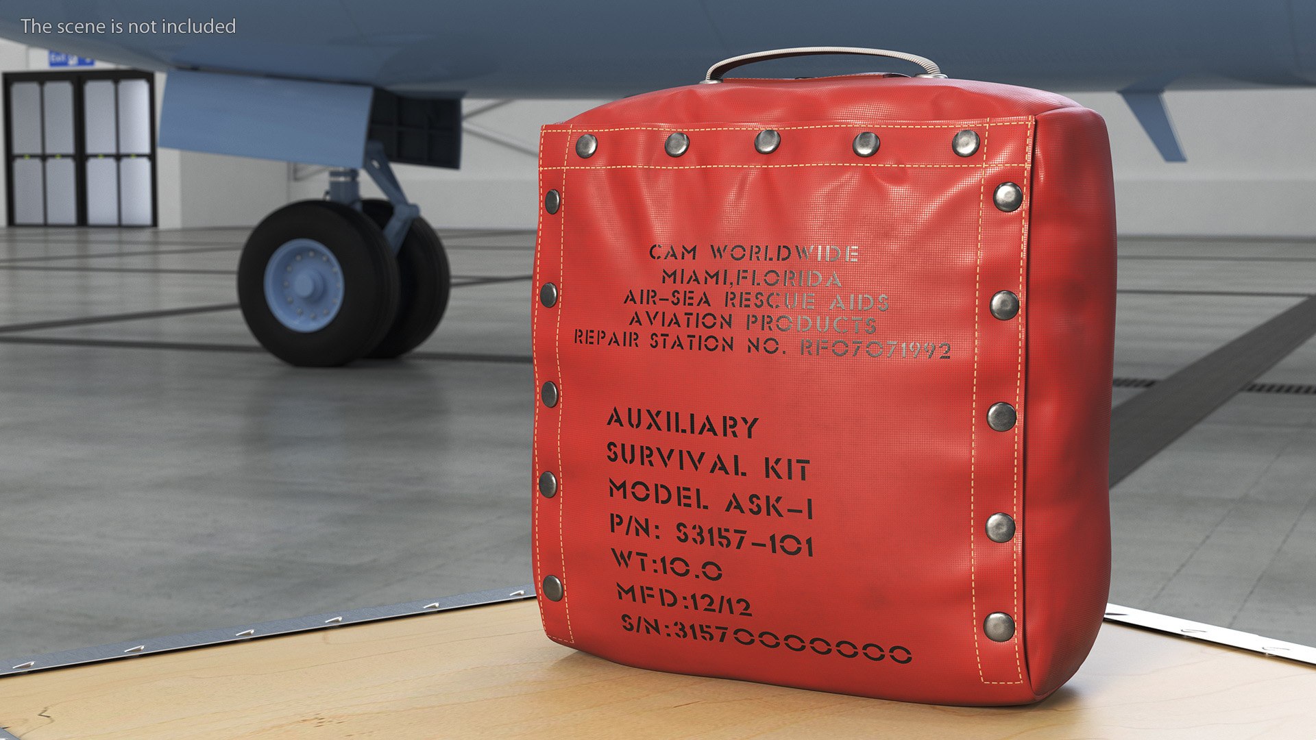 Airplane Survival Kit 3D - TurboSquid 2220671