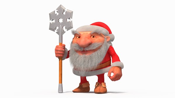 3D model Dwarf - Santa Claus Highpoly - TurboSquid 1843318