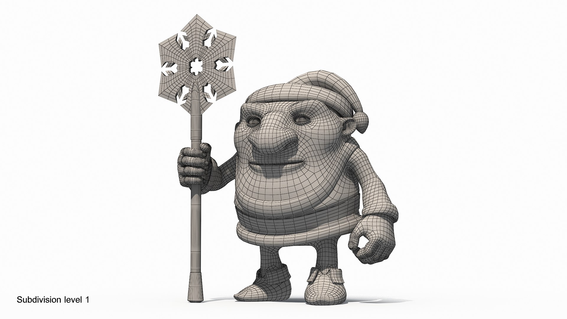 3D model Dwarf - Santa Claus Highpoly - TurboSquid 1843318