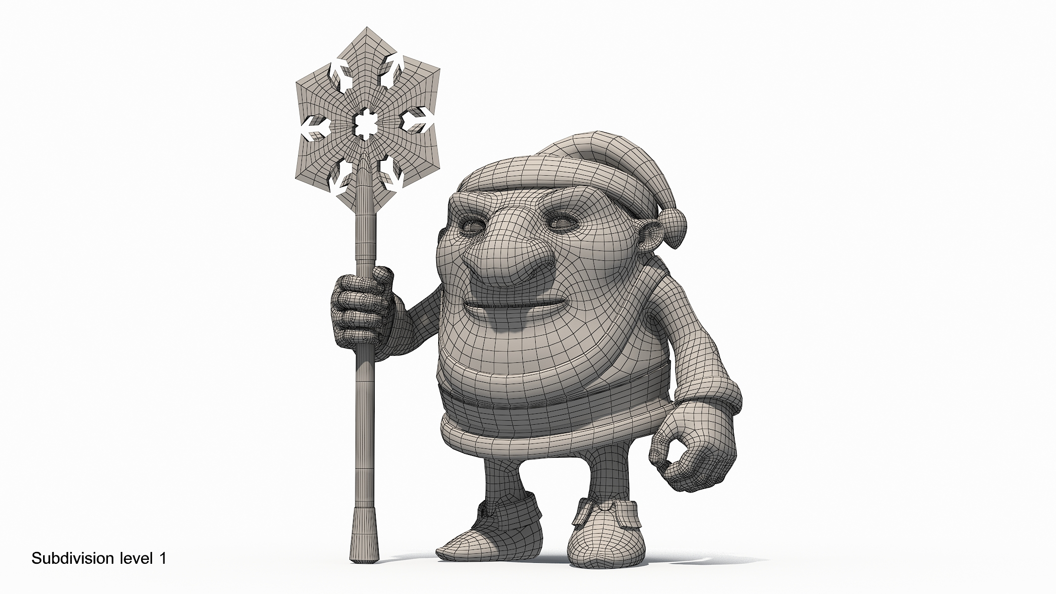 3D model Dwarf - Santa Claus Highpoly - TurboSquid 1843318
