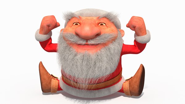 3D model Dwarf - Santa Claus Highpoly - TurboSquid 1843318