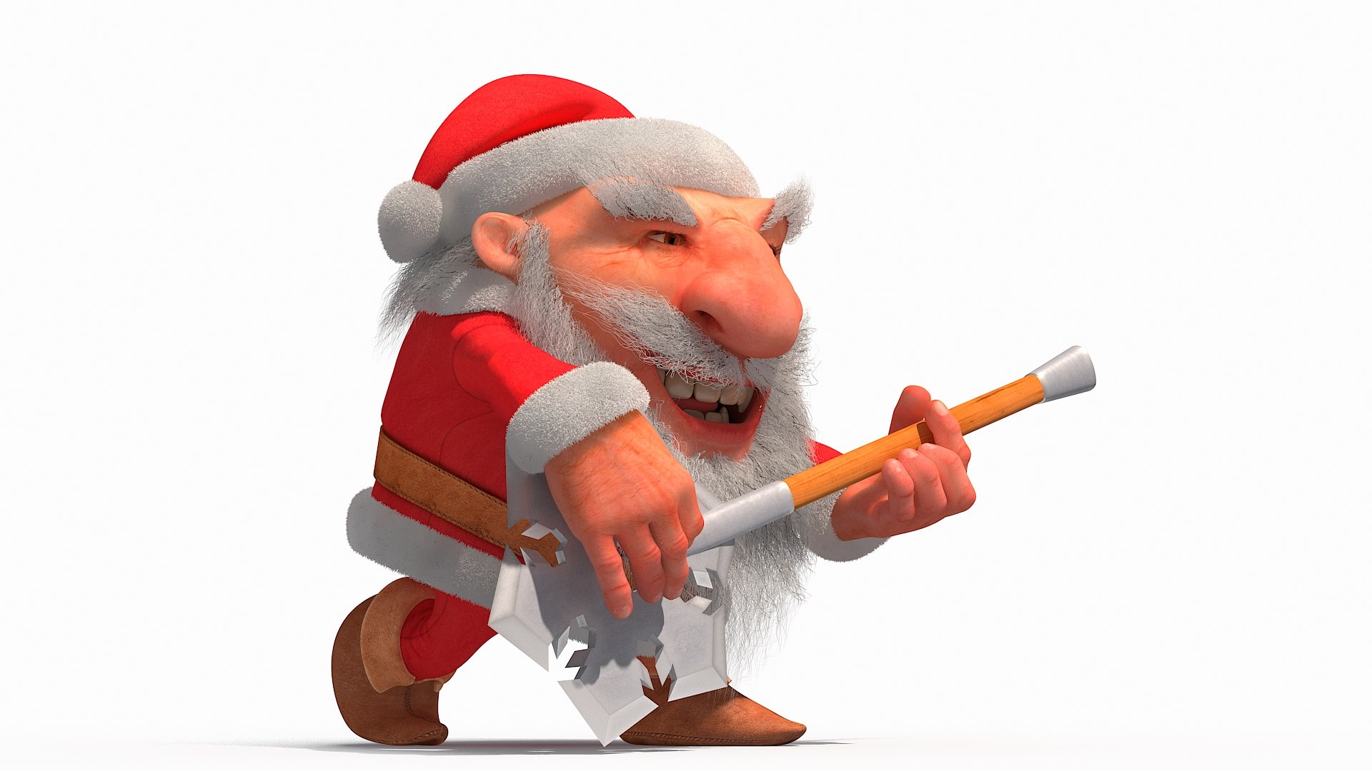 3D Model Dwarf - Santa Claus Highpoly - TurboSquid 1843318