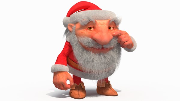 3D model Dwarf - Santa Claus Highpoly - TurboSquid 1843318