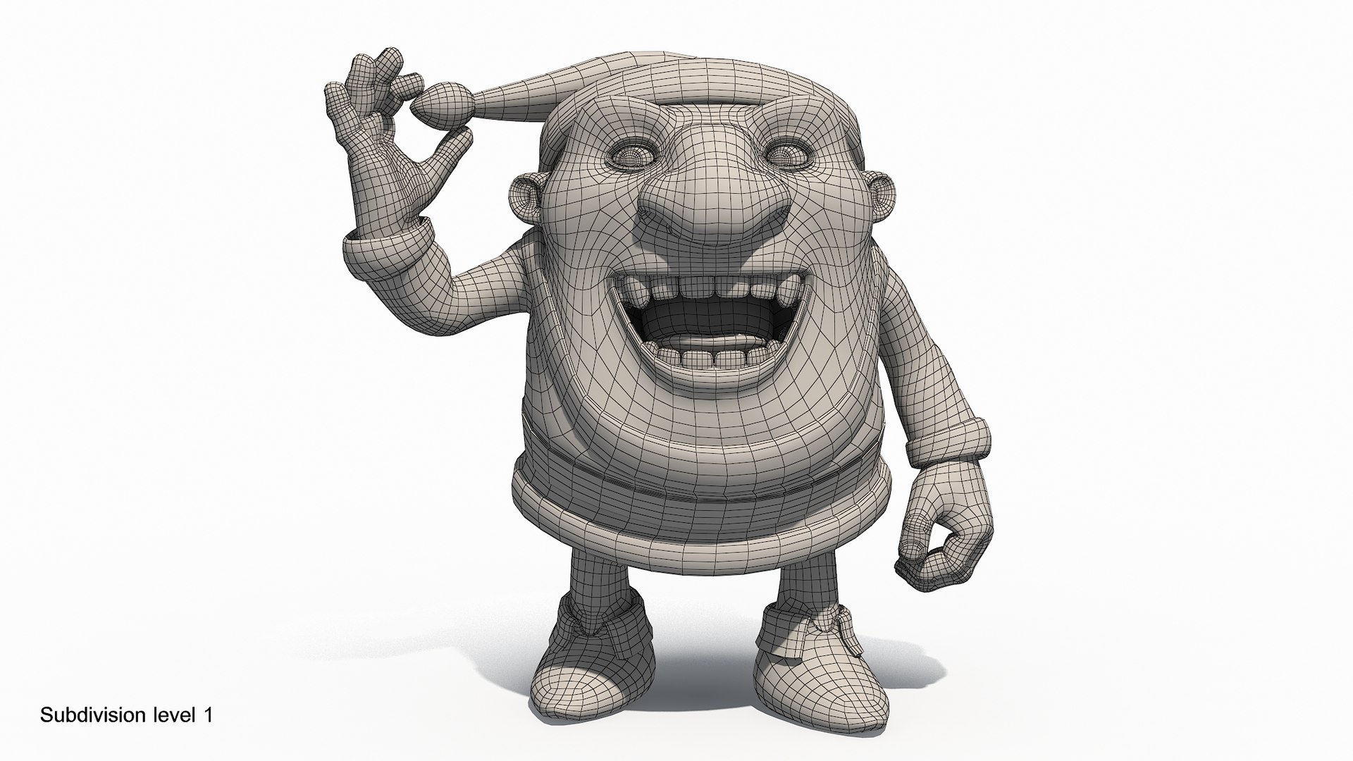 3D model Dwarf - Santa Claus Highpoly - TurboSquid 1843318