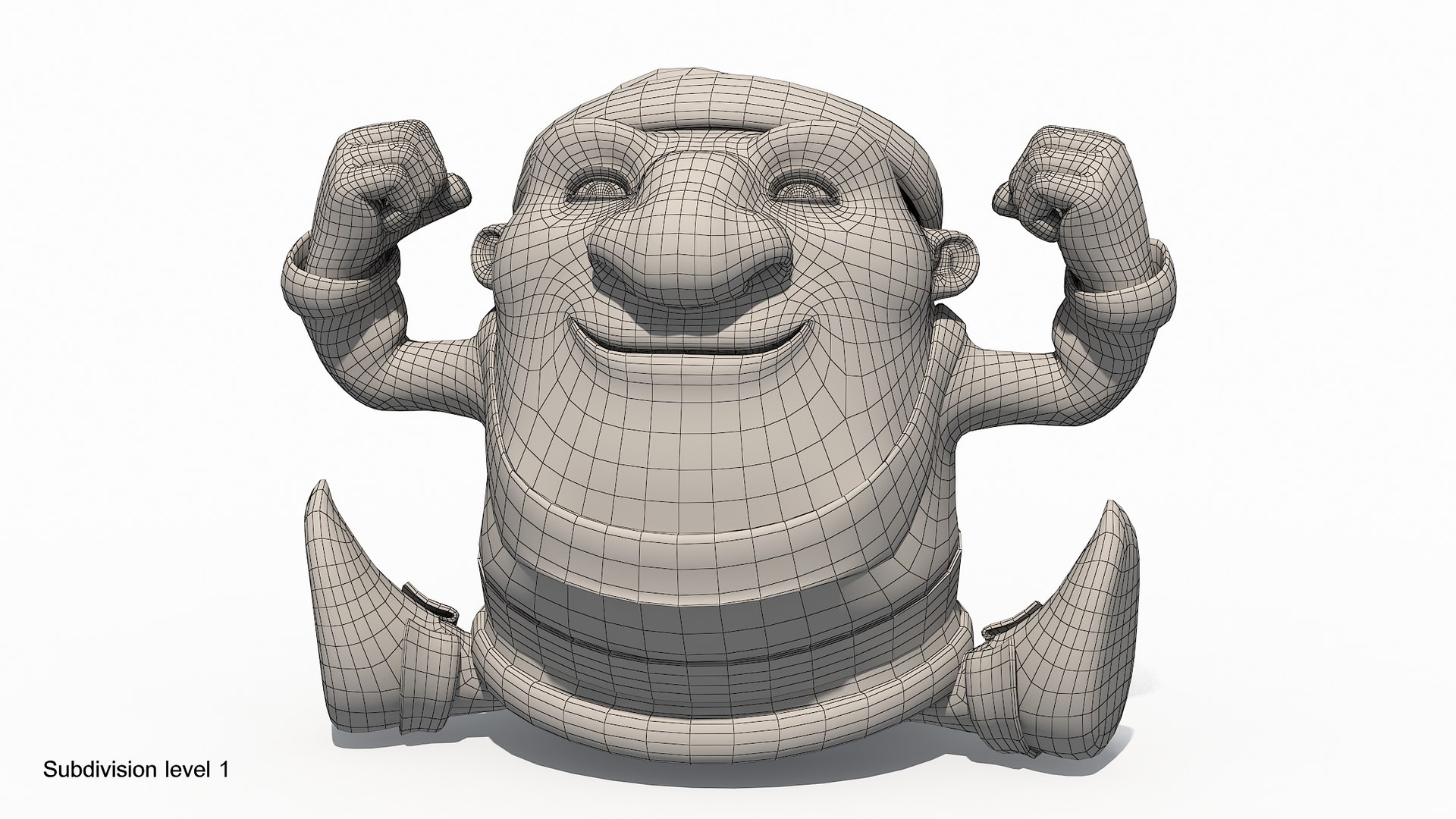 3D model Dwarf - Santa Claus Highpoly - TurboSquid 1843318