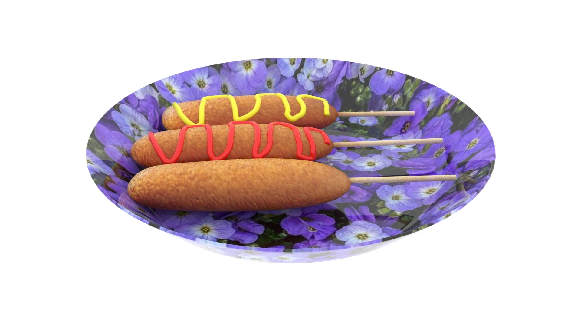 3D Model Corn Dog - TurboSquid 1866544