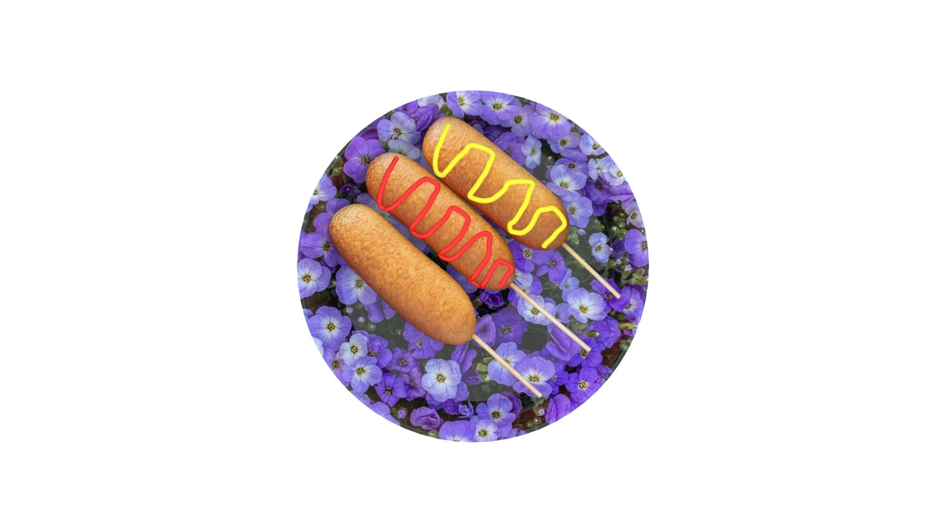 3D Model Corn Dog - TurboSquid 1866544