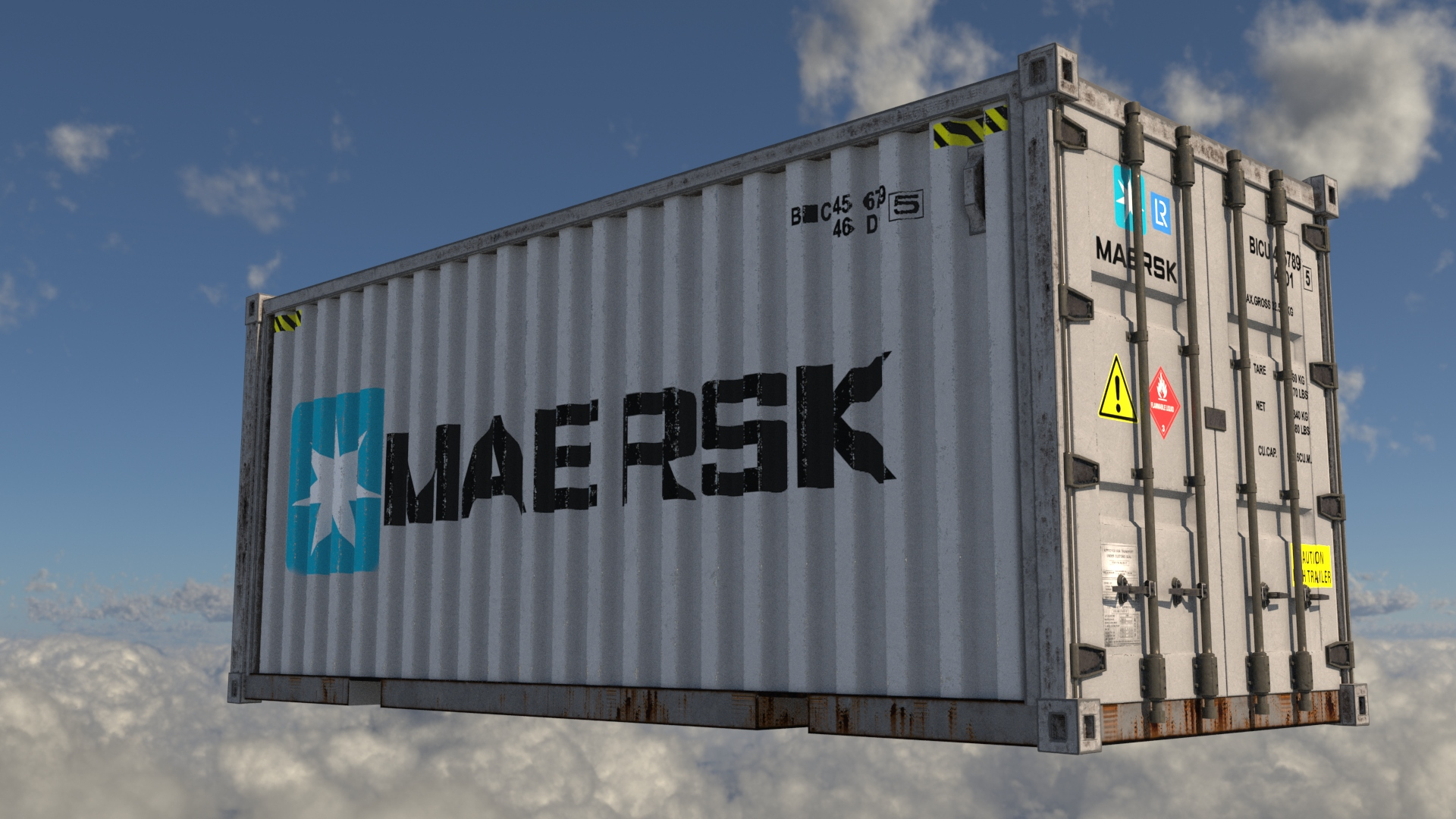 Shipping Container 1 Teu 3D Model - TurboSquid 1493212