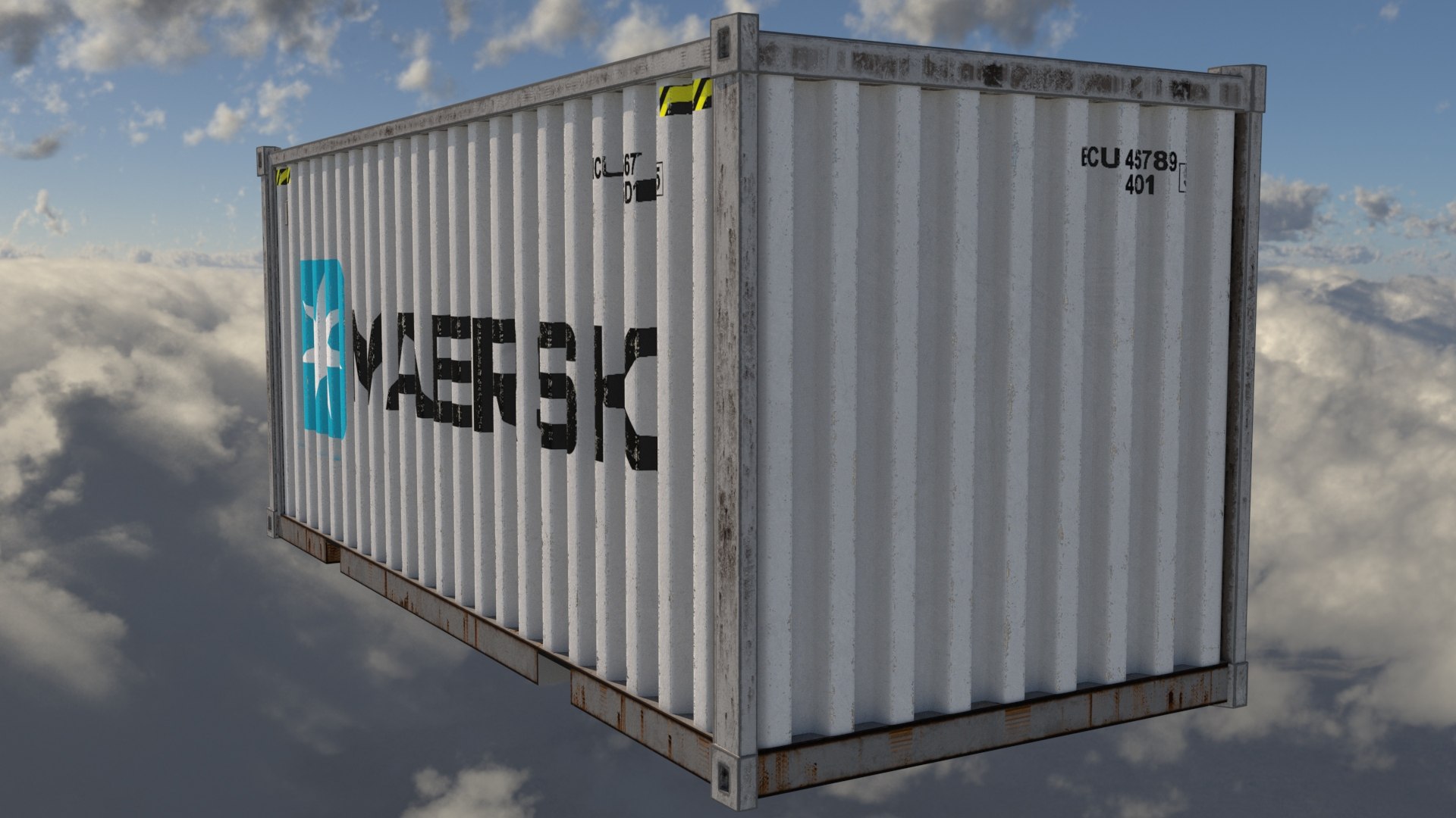 Shipping Container 1 Teu 3D Model - TurboSquid 1493212