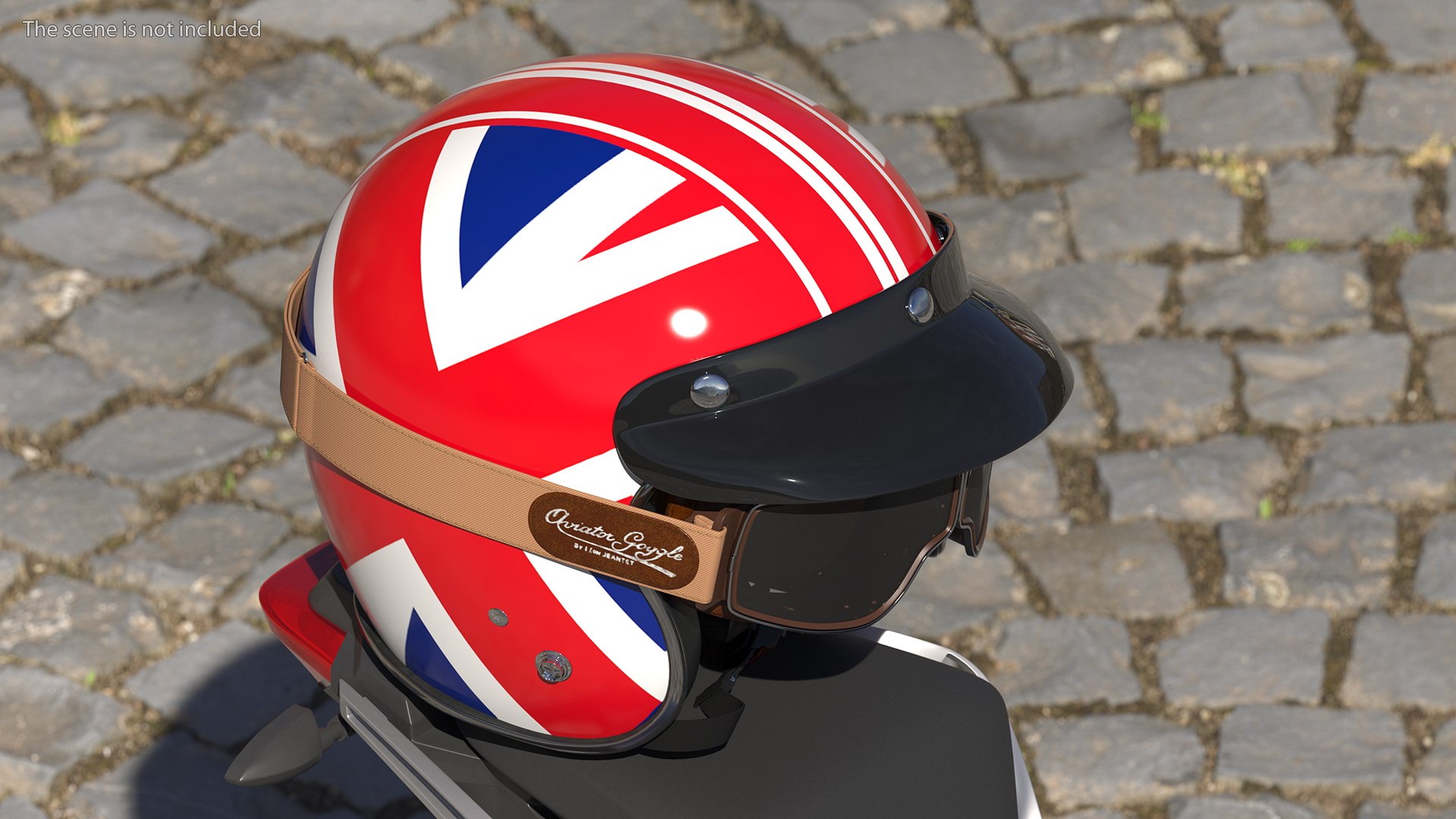 TORC T50 Vintage Helmet With Goggles Model - TurboSquid 1951653