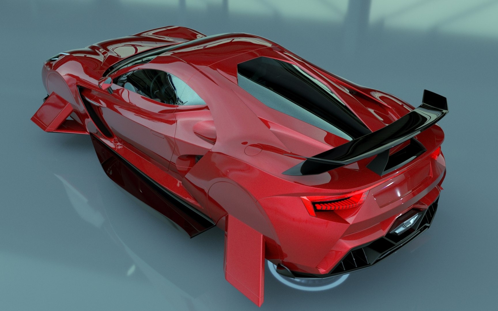 3D HD Generic Hover Sport Car Model - TurboSquid 2214389