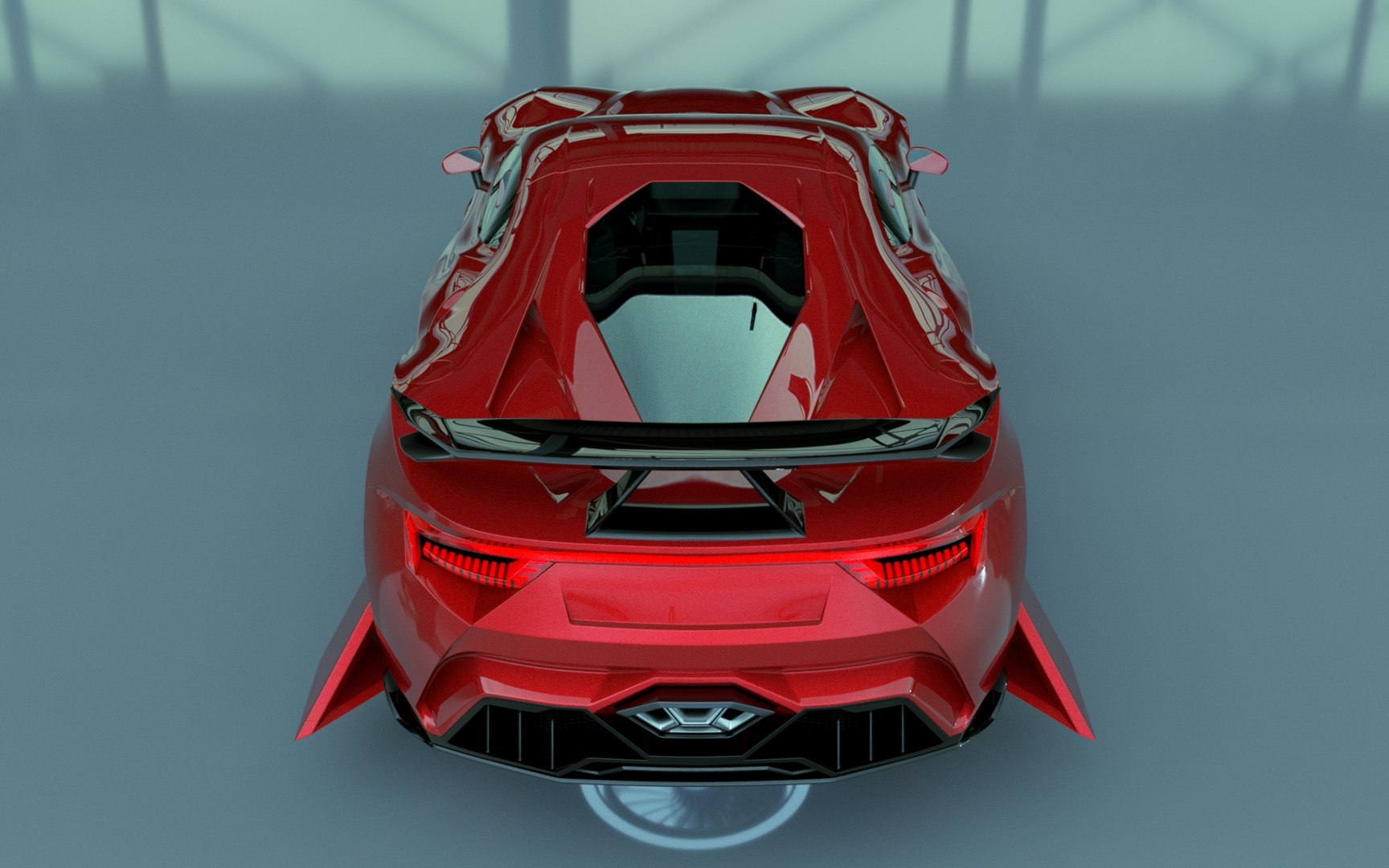 3D HD Generic Hover Sport Car Model - TurboSquid 2214389