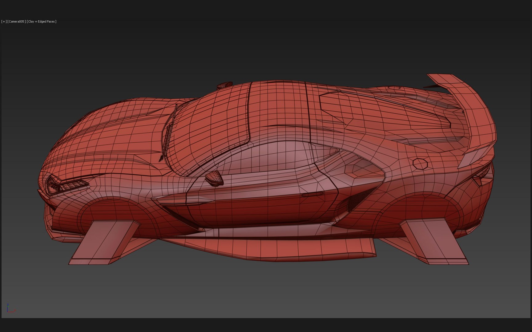 3D HD Generic Hover Sport Car Model - TurboSquid 2214389