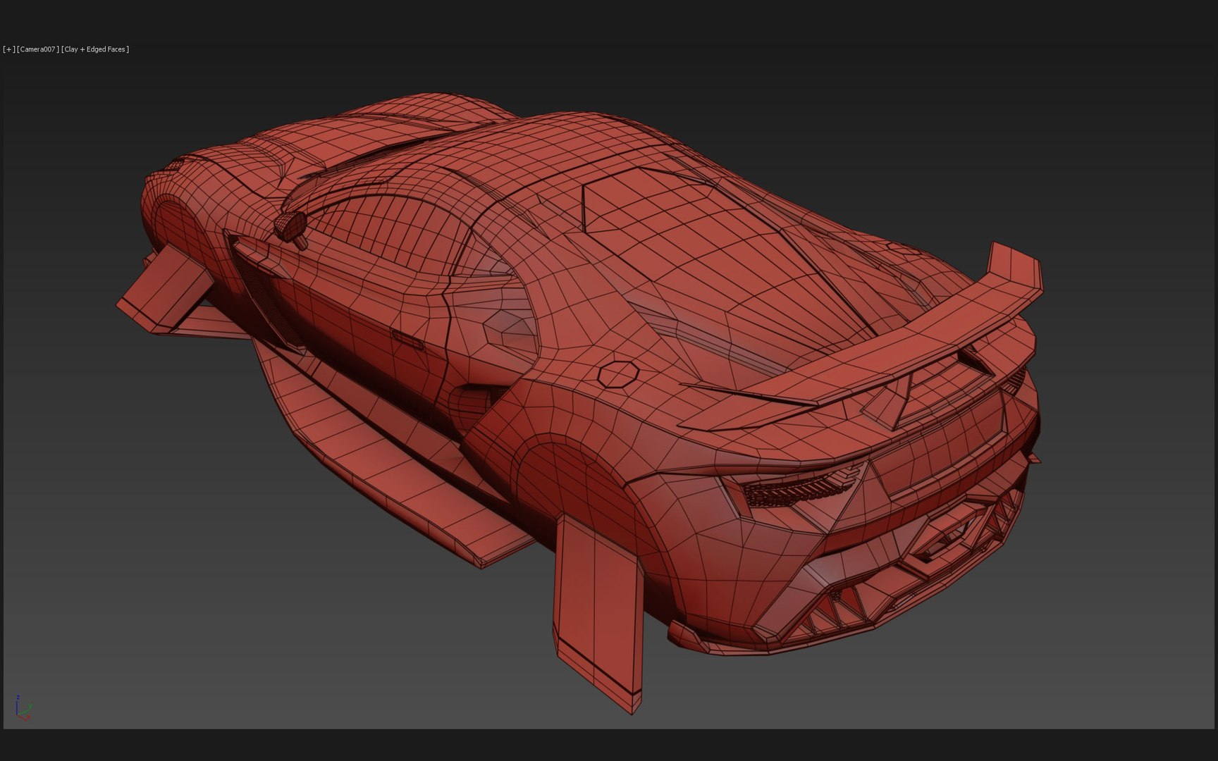 3D HD Generic Hover Sport Car Model - TurboSquid 2214389