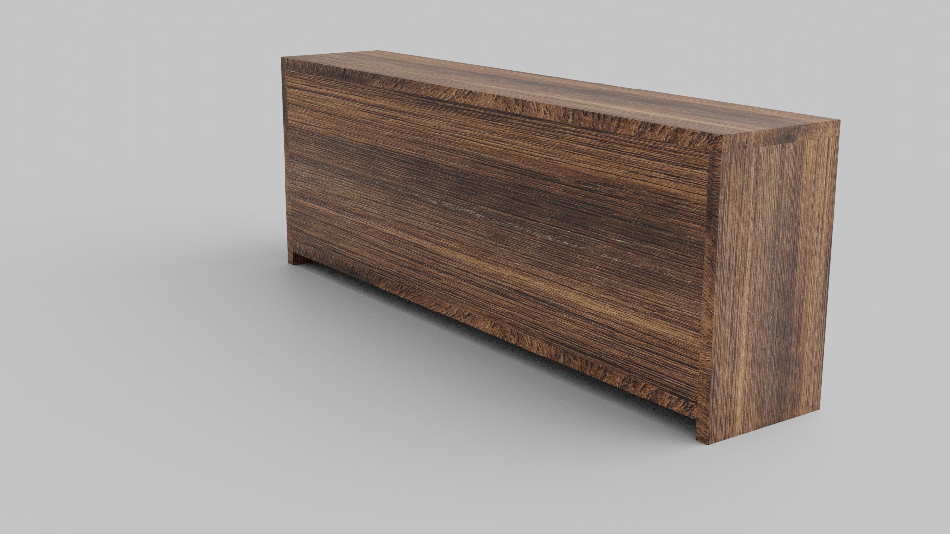 Free Simple Minimalist Wooden Buffet Table 3D Model - TurboSquid 1833431