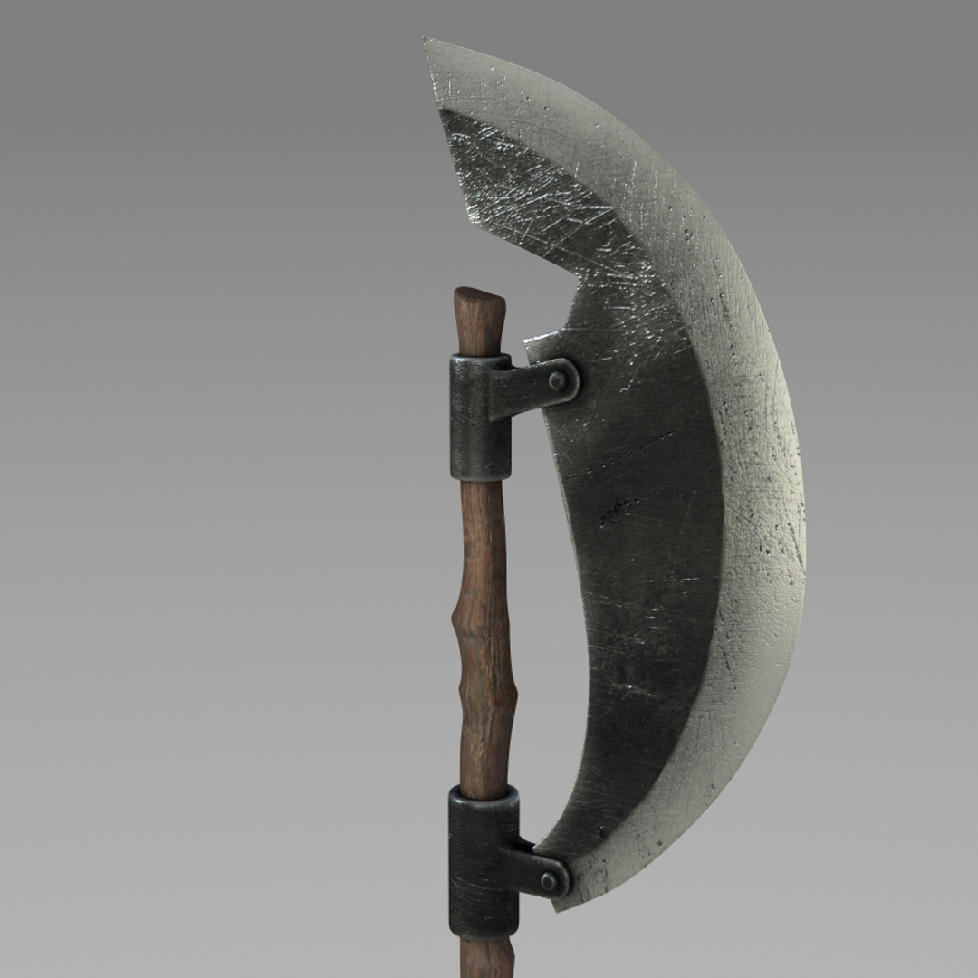 pole weapon 3d model