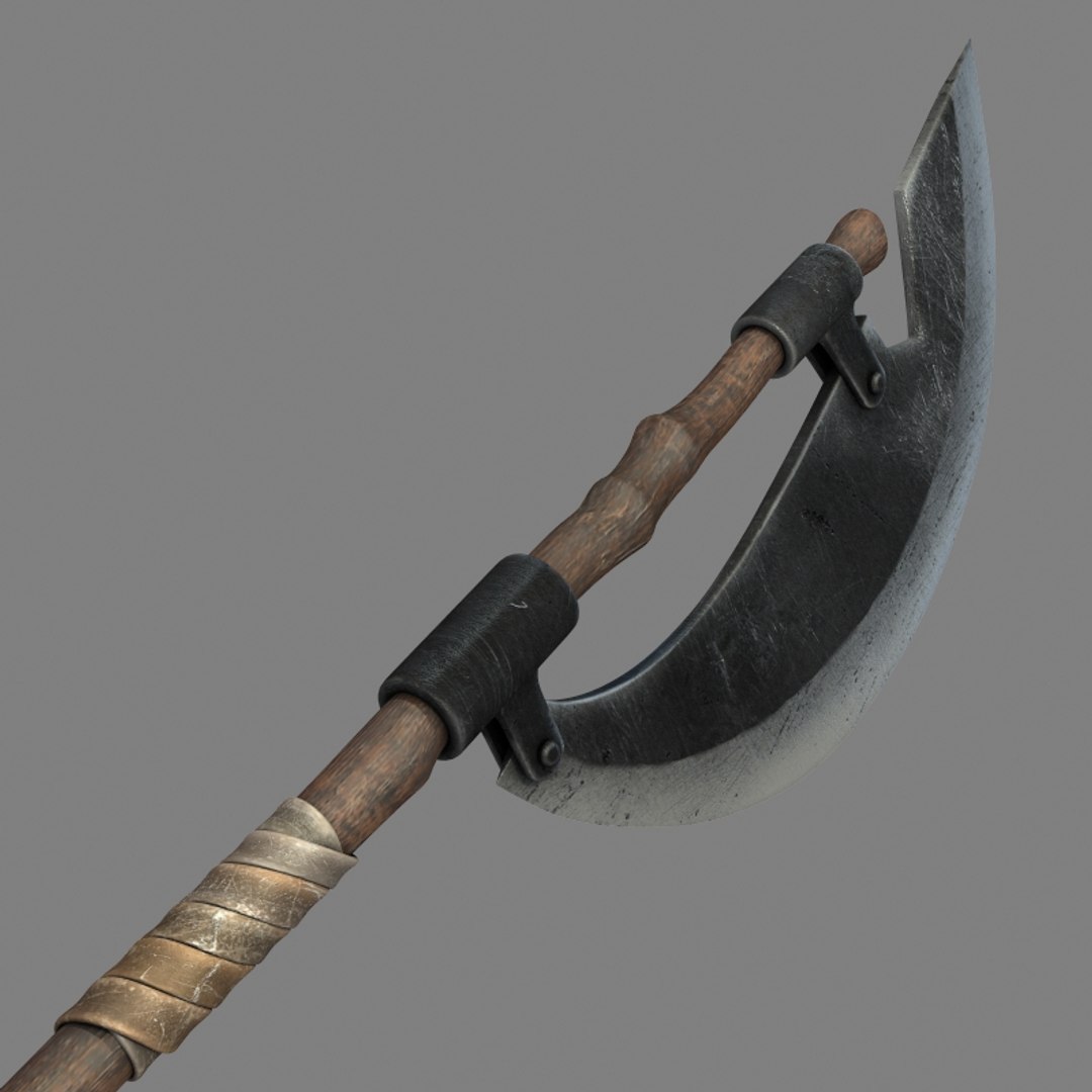 pole weapon 3d model