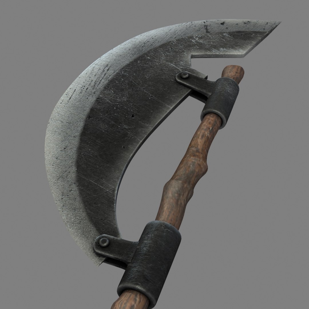 pole weapon 3d model
