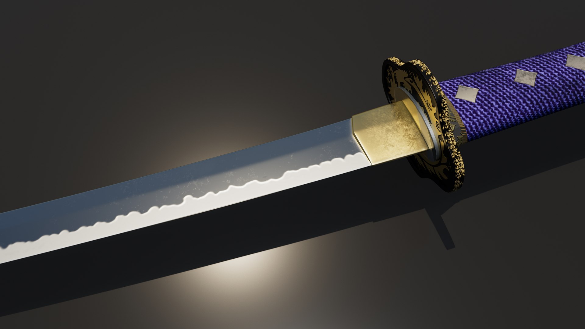 3D KATANA sword low poly high detailed model - TurboSquid 2072772