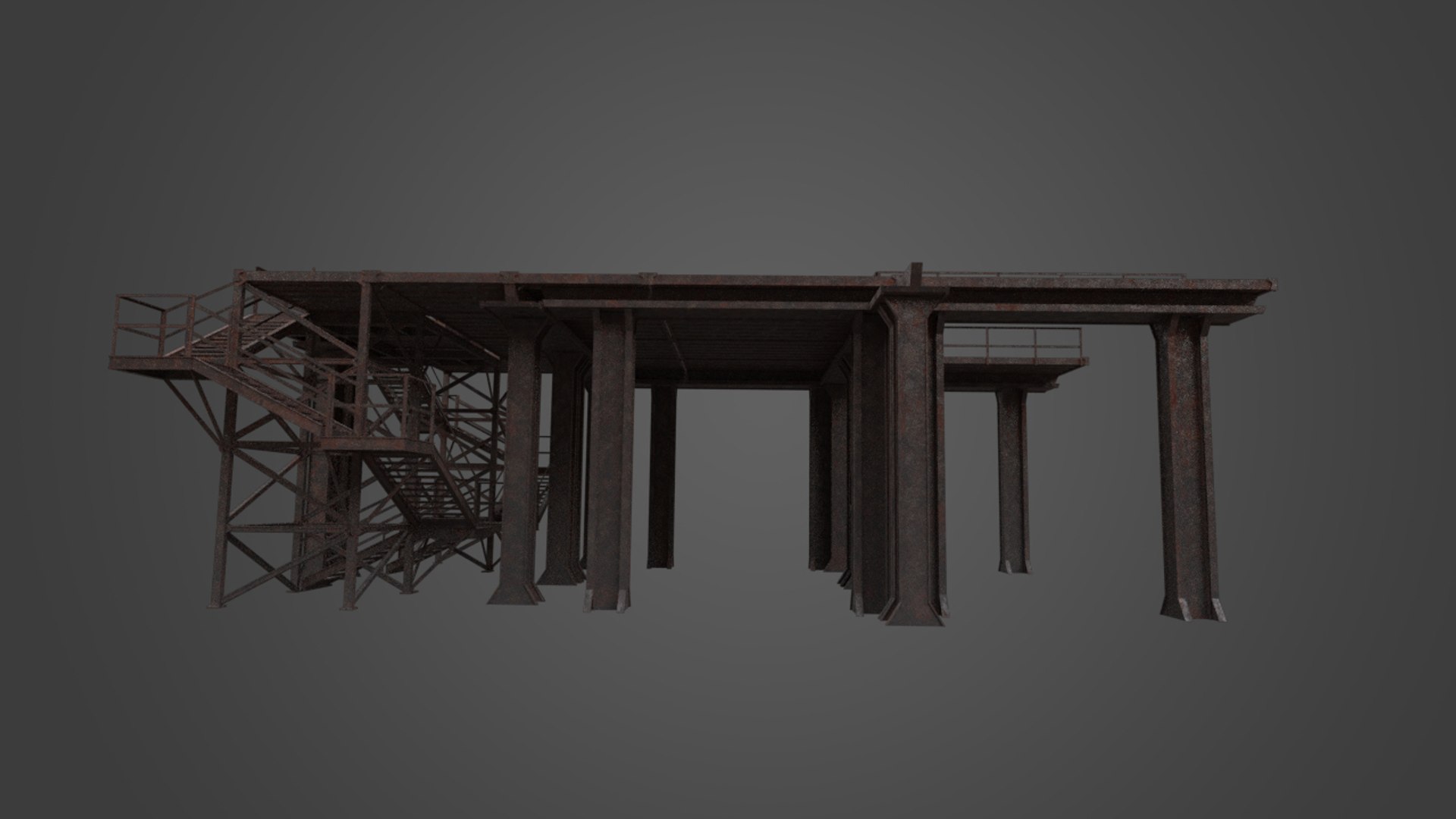 3D Platform Factory Elements Model - TurboSquid 1297620