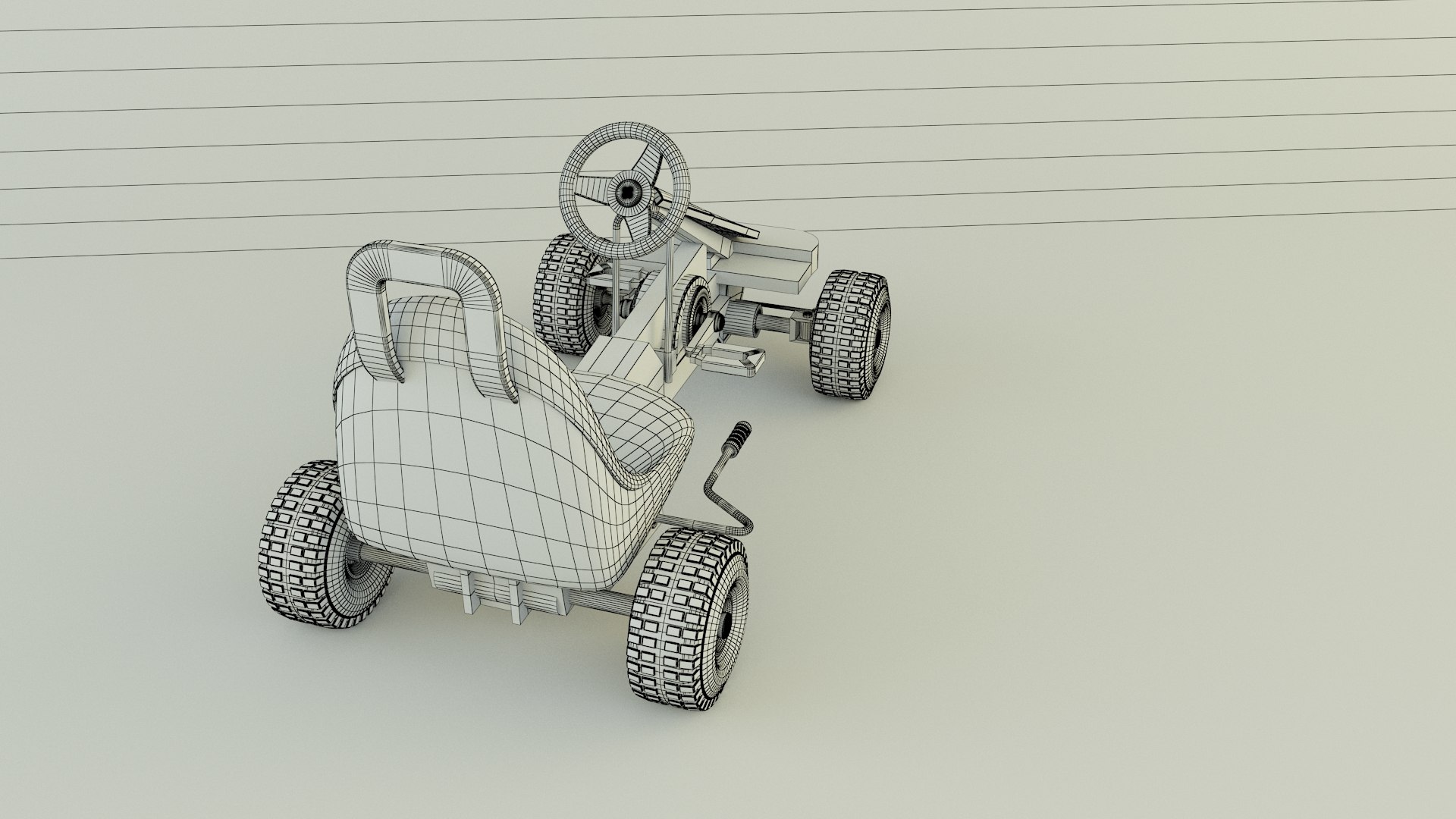 3D Model Go Kart Vehicle 3D Model - TurboSquid 2216735