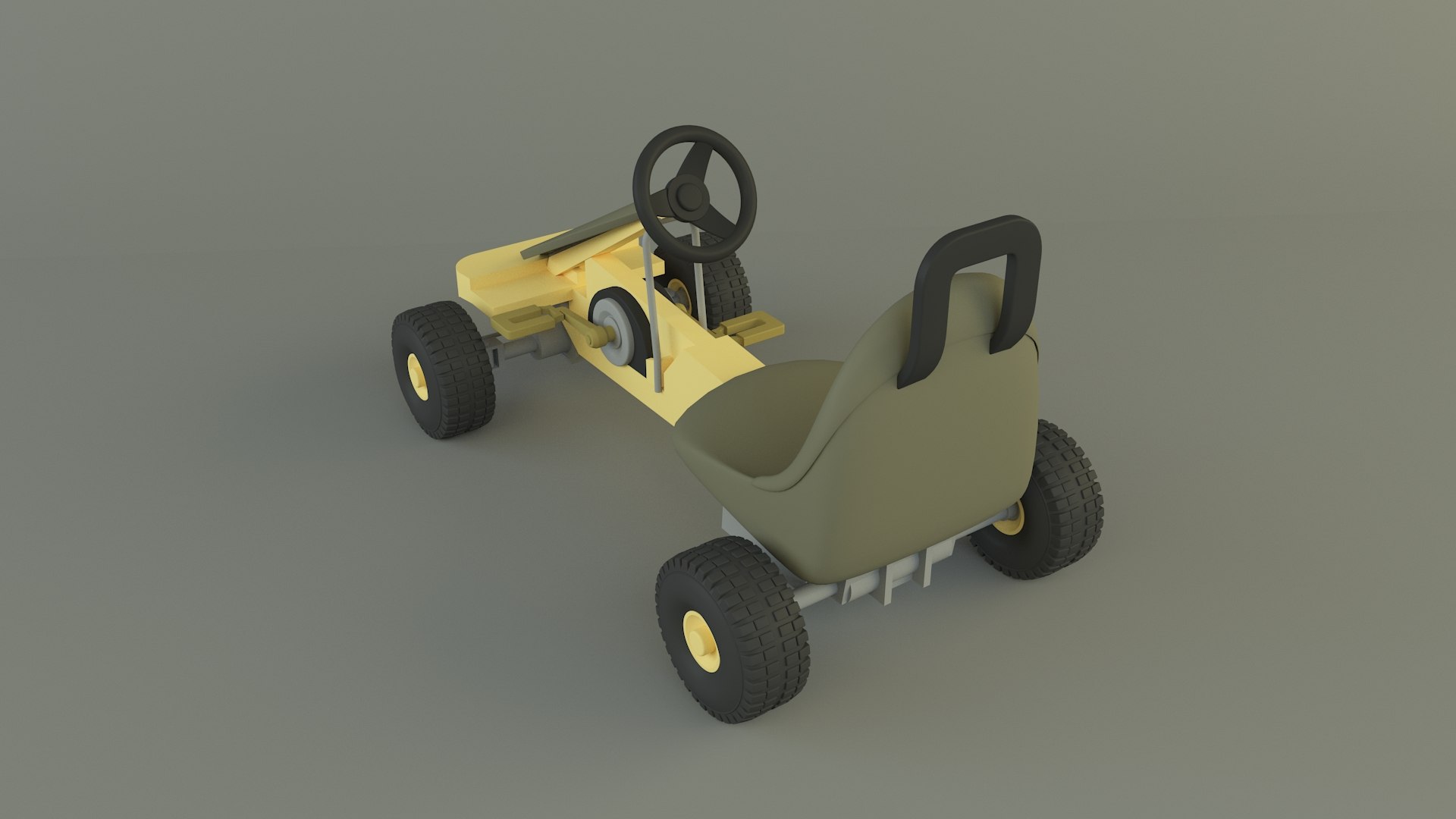3D Model Go Kart Vehicle 3D Model - TurboSquid 2216735