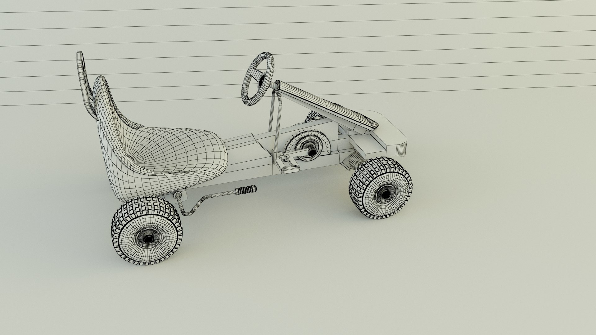 3D Model Go Kart Vehicle 3D Model - TurboSquid 2216735