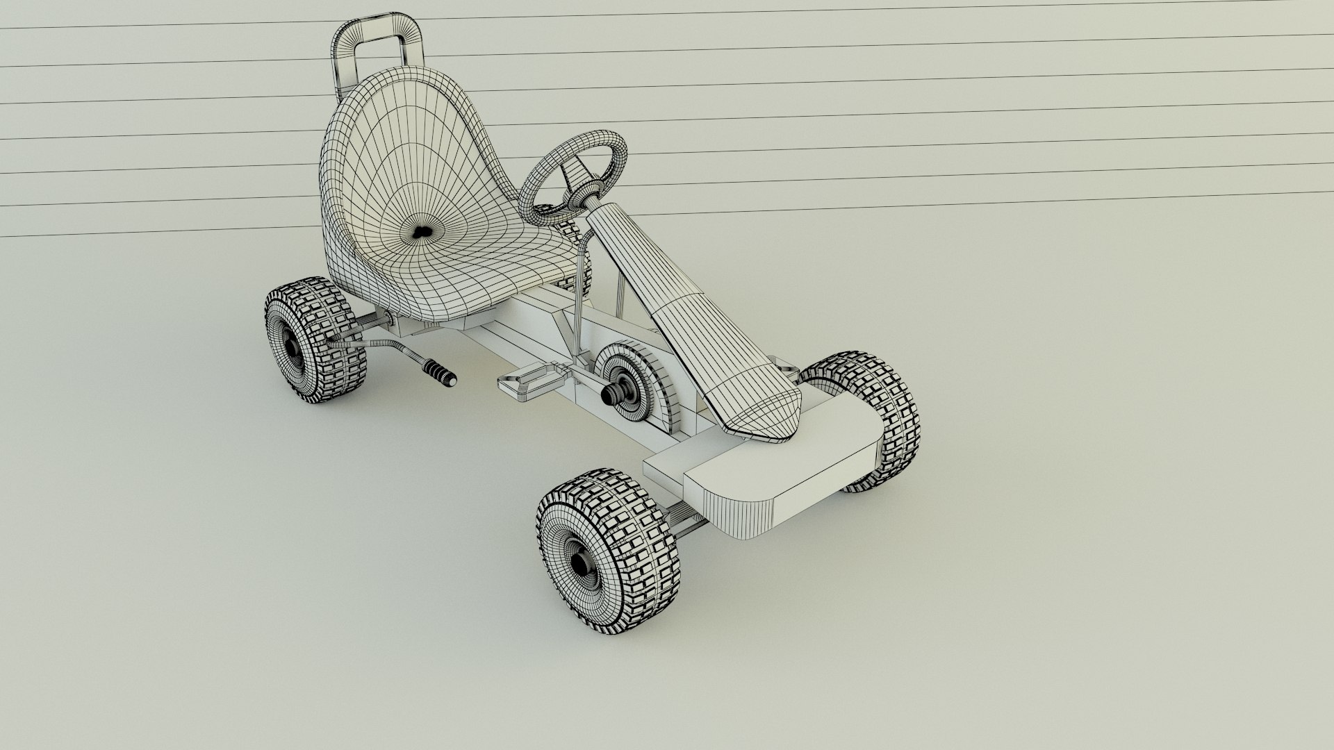 3D Model Go Kart Vehicle 3D Model - TurboSquid 2216735