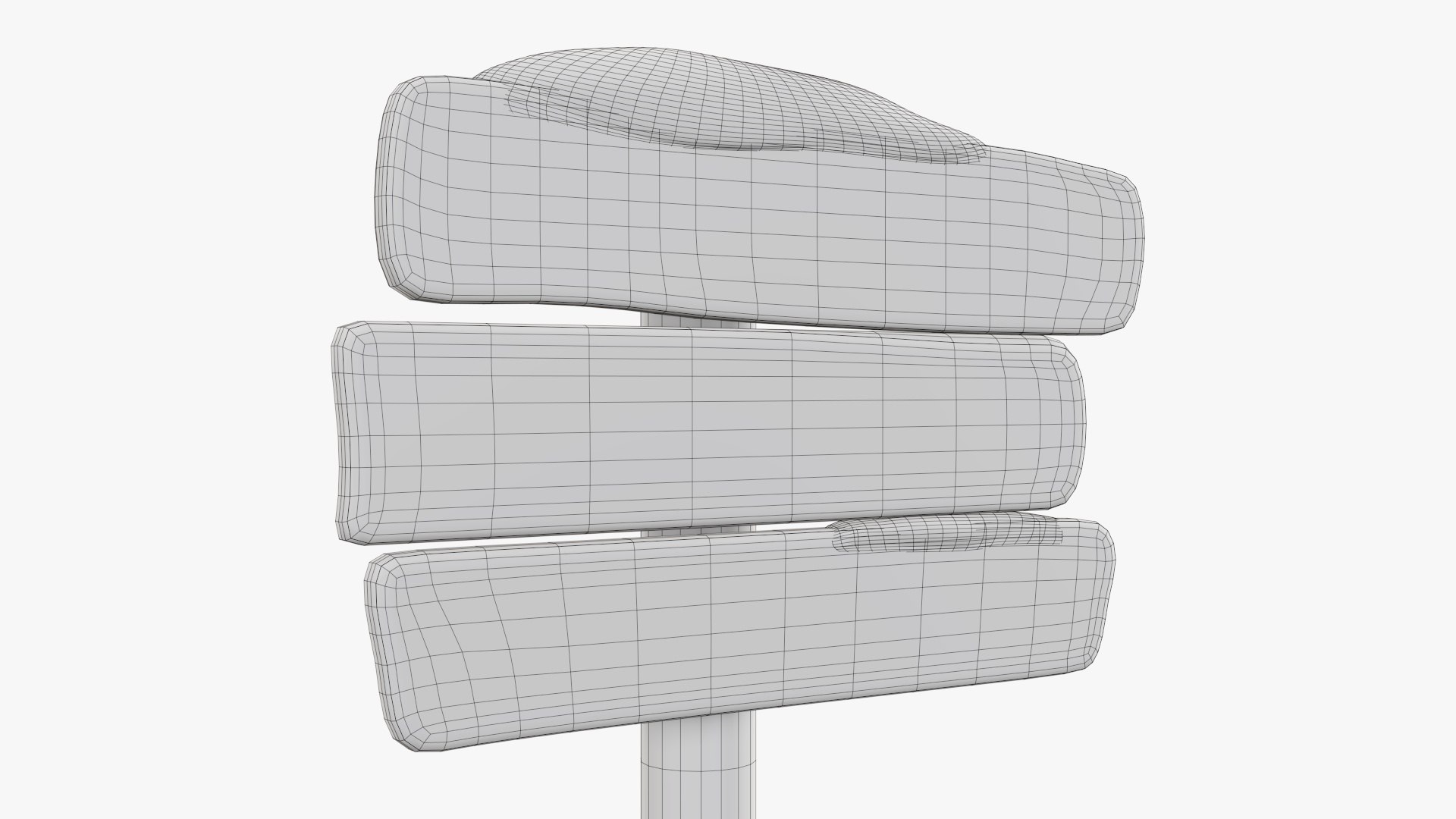 3D snowy sign wooden - TurboSquid 1644707