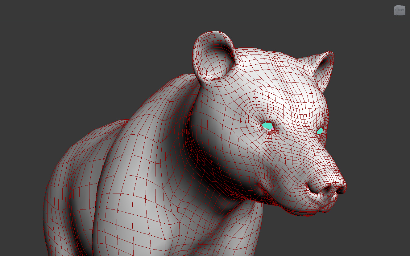 3d bear animation