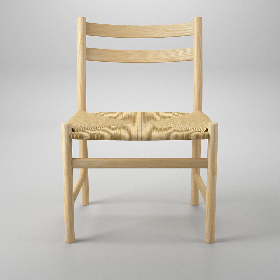 chair hans j wegner 3d model