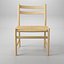 chair hans j wegner 3d model