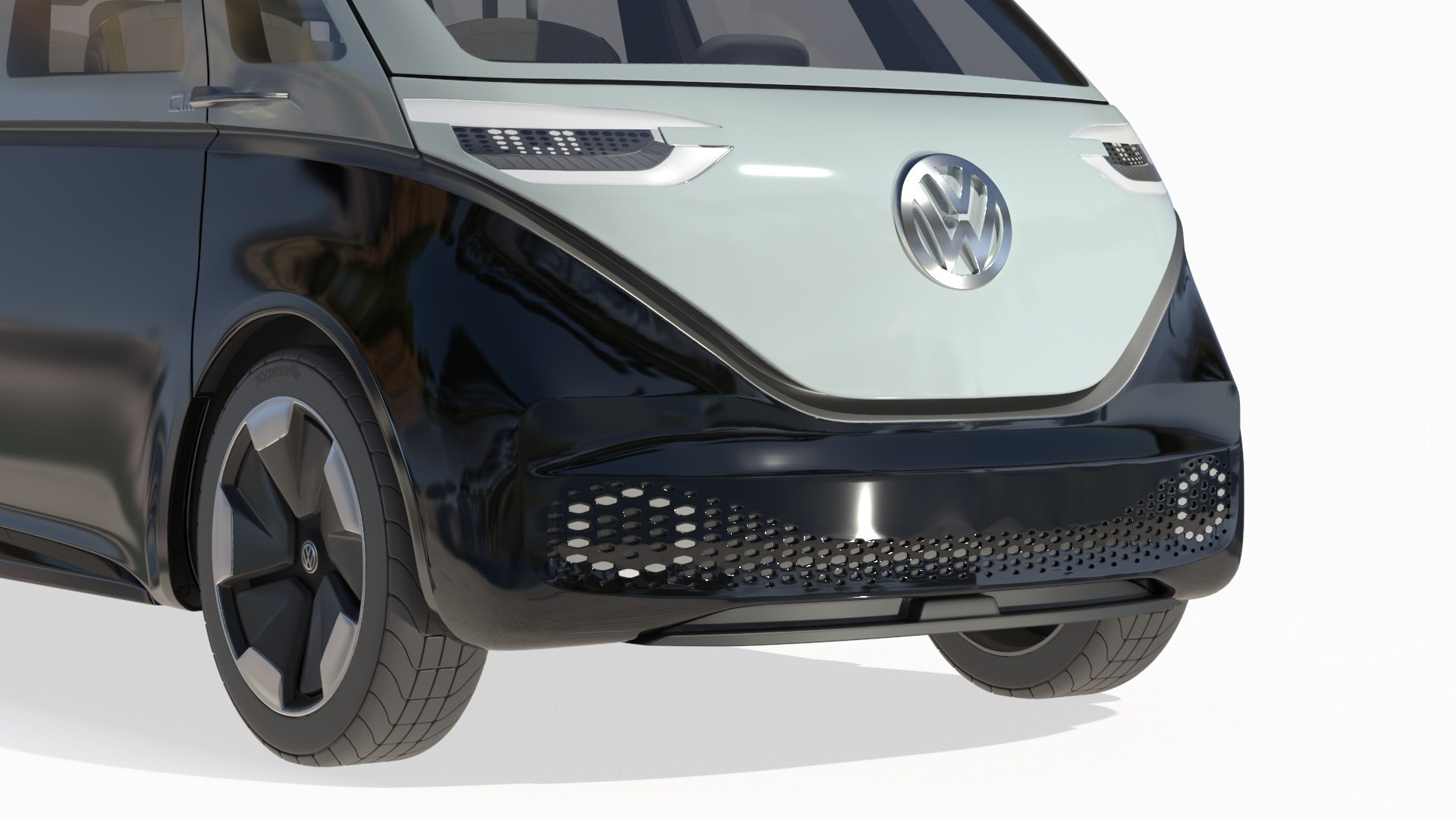 3D Model Volkswagen Minivan ID Buzz Rigged - TurboSquid 2284267