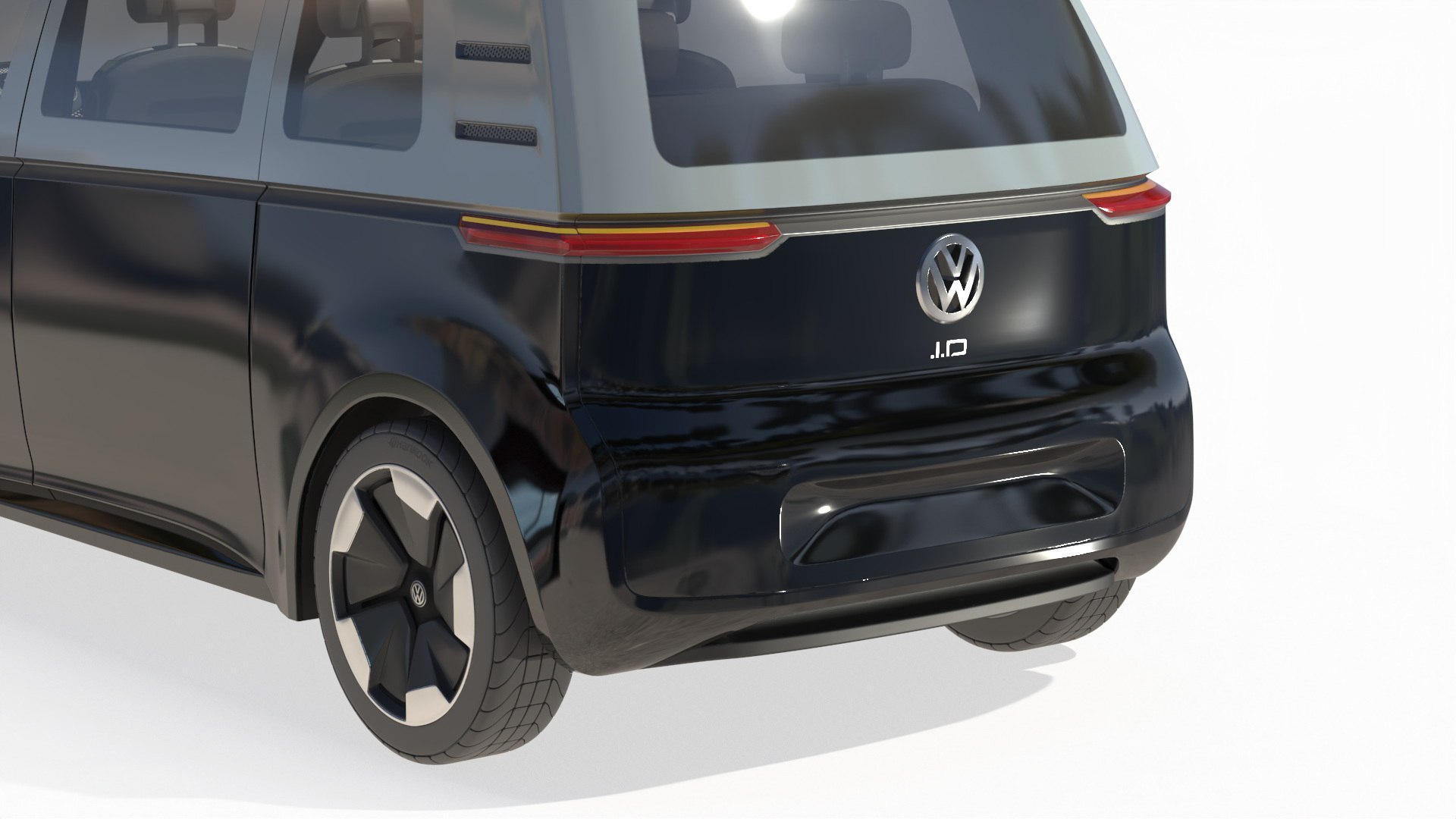 3D Model Volkswagen Minivan ID Buzz Rigged - TurboSquid 2284267
