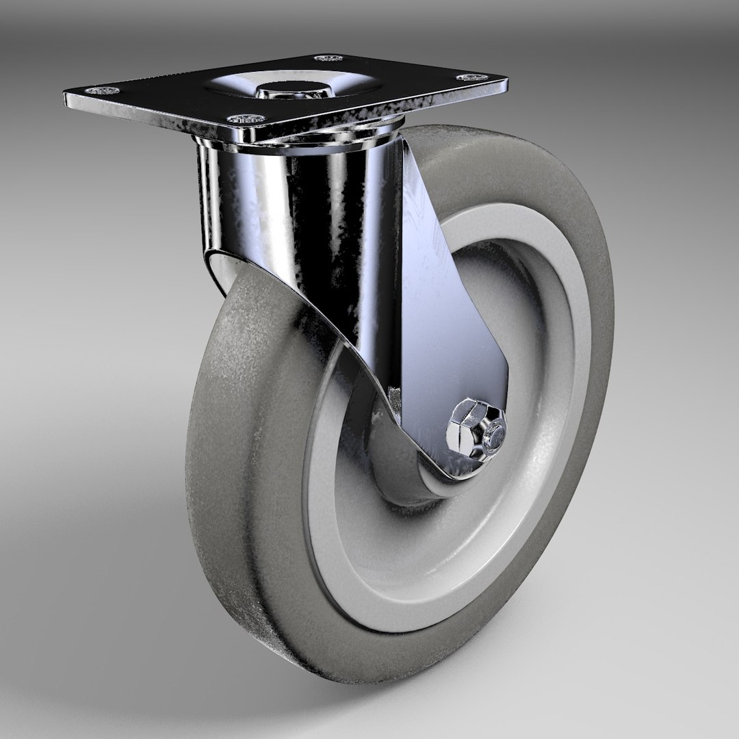 Caster Wheel 3D Model - TurboSquid 1413378
