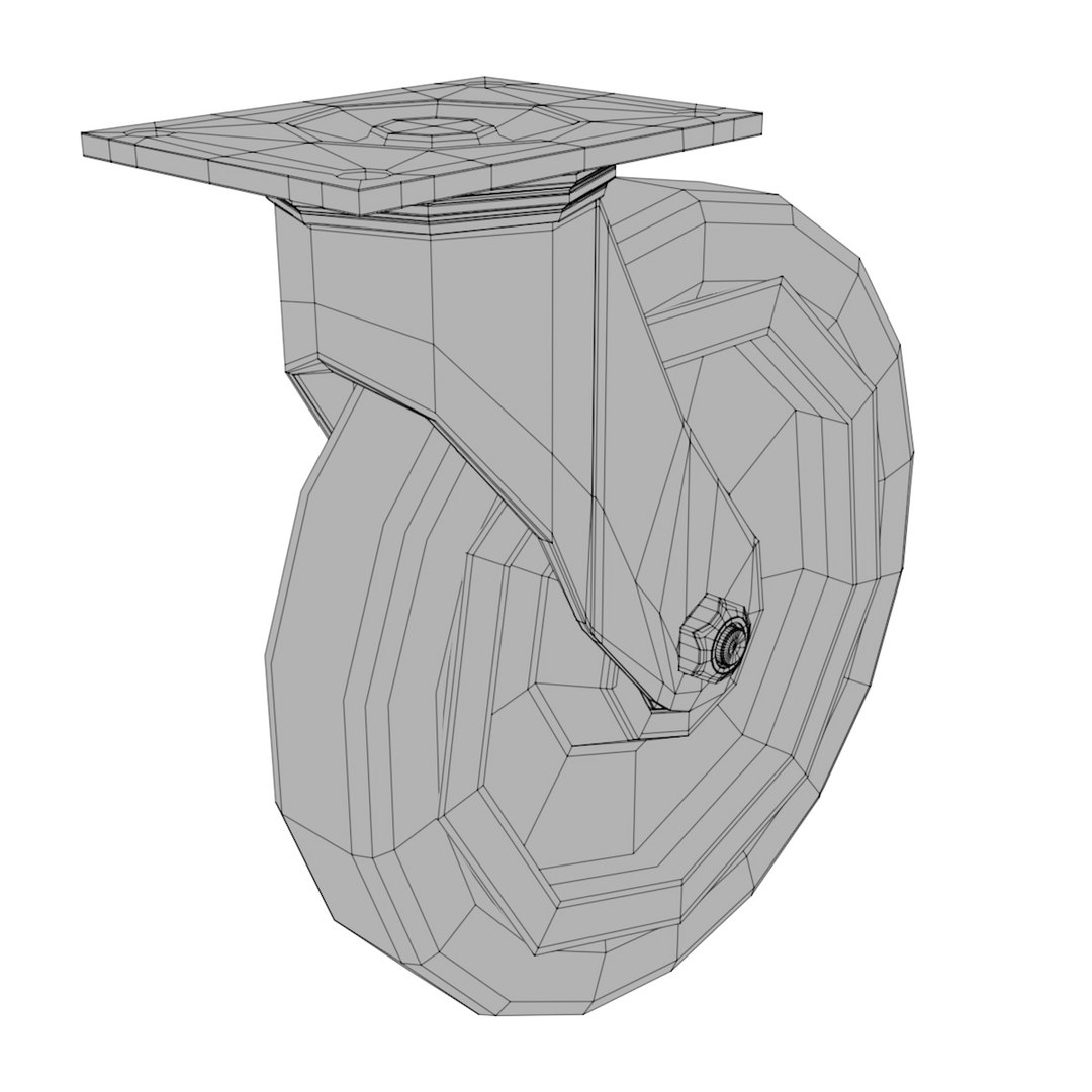 Caster Wheel 3D Model - TurboSquid 1413378