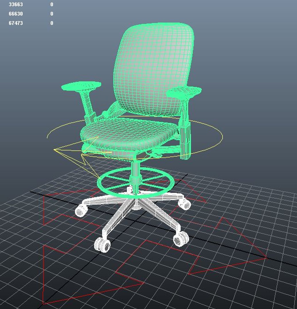 Chair Office 3d Obj