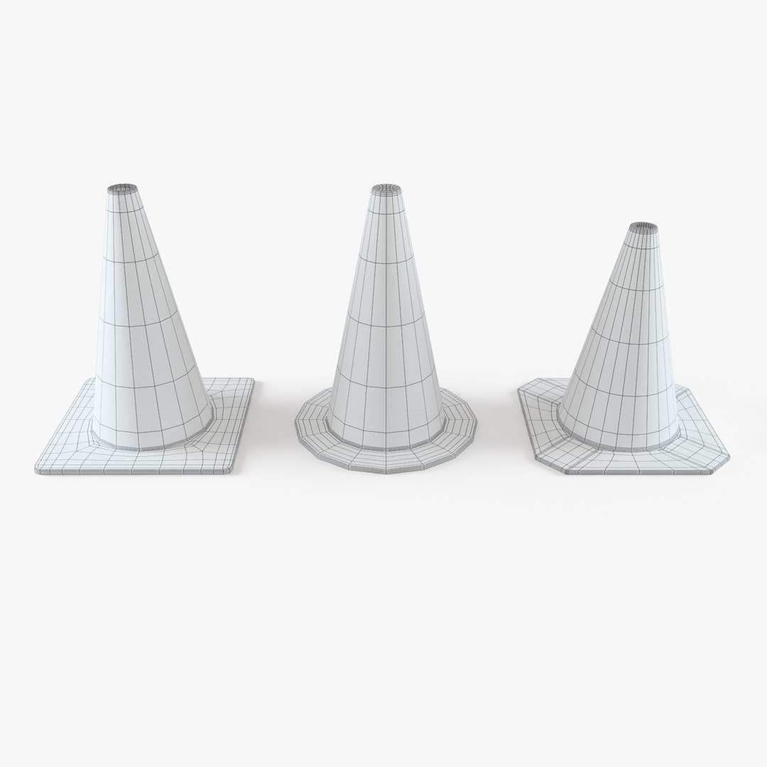 Traffic Cone Street Elements 3d Max